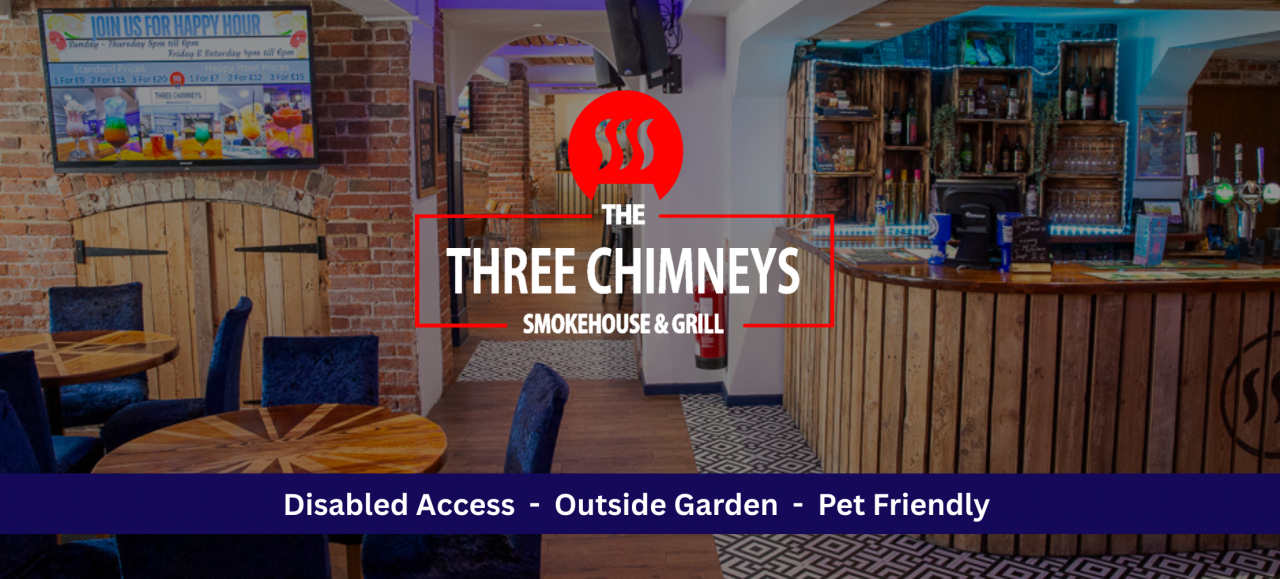 Home - The Three Chimney Smokehouse and Grill
