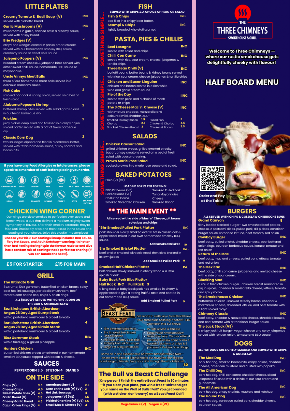 Home - The Three Chimney Smokehouse and Grill